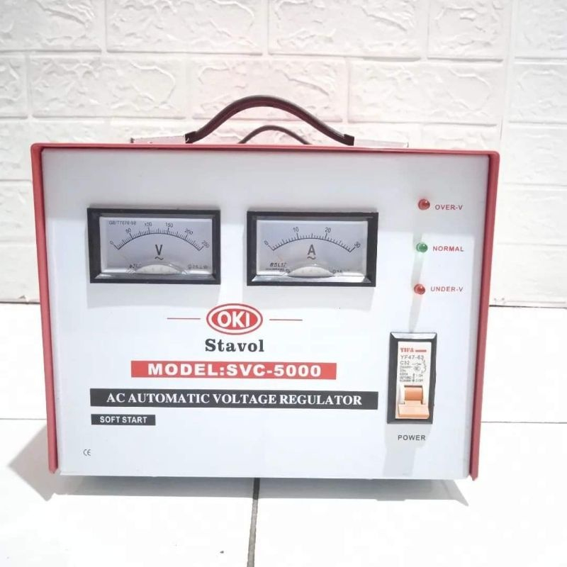 Jual Stabilizer Oki 5000 watt Stavol OKI 5000 W Stavolt OKI 5000 VA ...