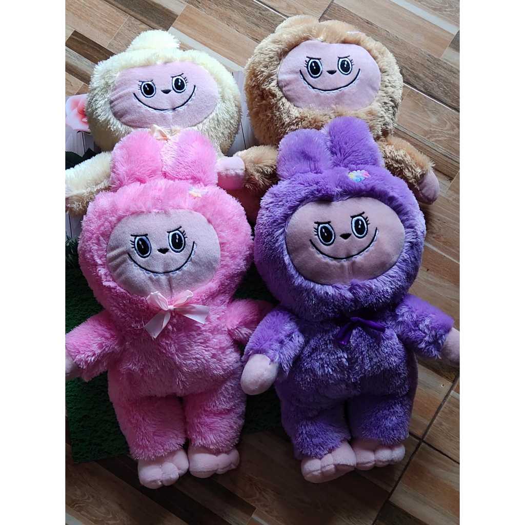 Jual Boneka Labubu The monster Ukuran XL 45 CM Bahan Premium Kado Anak ...