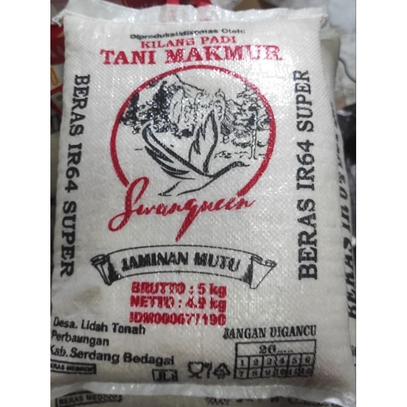 Jual Beras Tani Makmur cap Swan Queen [5 KG] | Shopee Indonesia