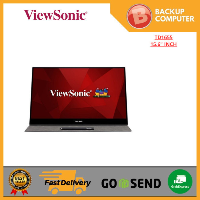 Jual VIEWSONIC MONITOR PORTABLE TD1655 15.6" INCH | Shopee Indonesia