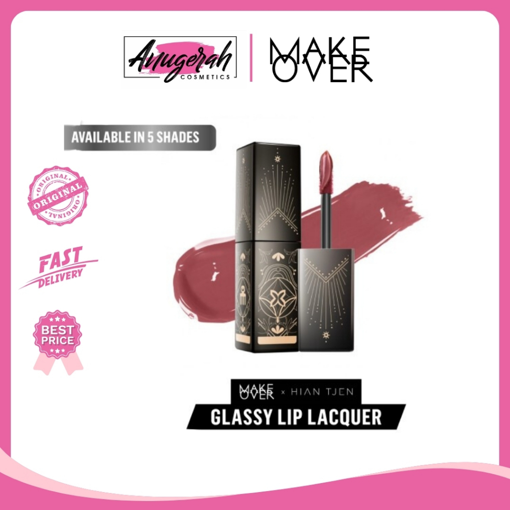 Jual Make Over Glassy Lip Lacquer X Hian Tjen - Lip gloss Make Over Limited Edtion | Shopee ...