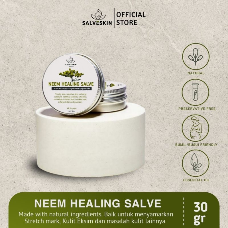 Jual Salveskin Neem Healing Salve - All Purpose Balm - 100% Natural ...
