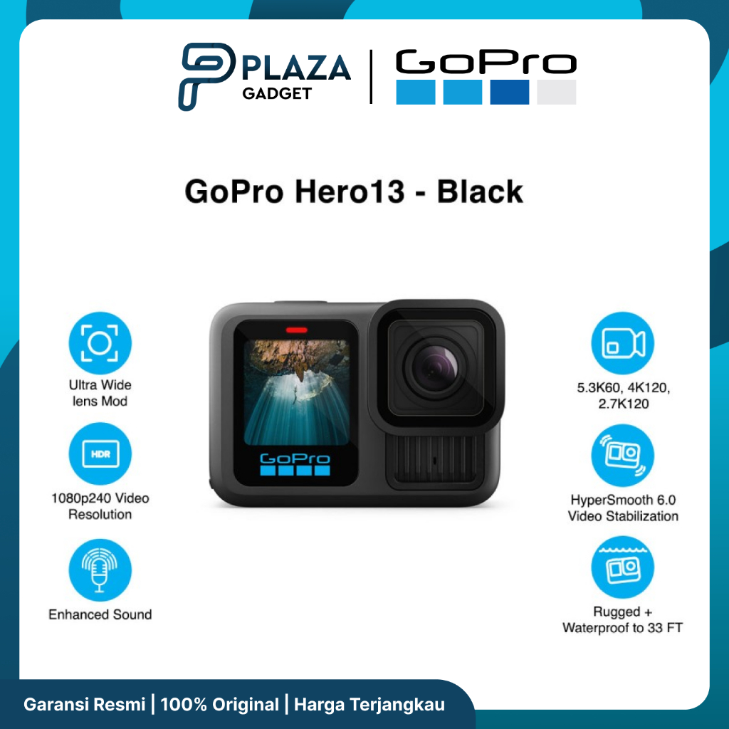 Jual GoPro Action Cam Hero 13 Black Action Camera Original Garansi Resmi | Shopee Indonesia