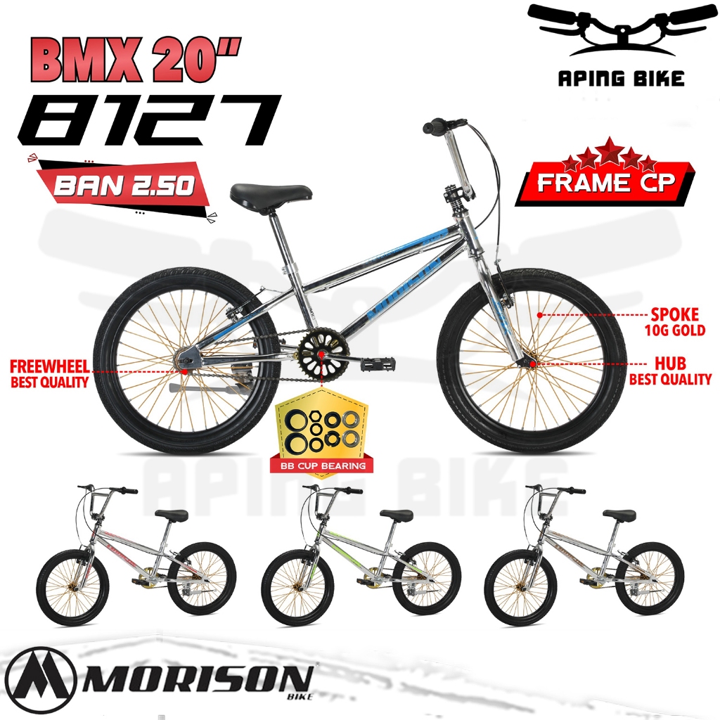 Jual Sepeda Morison MS-8127 CP 20 (Frame Chrome) Sepeda BMX Anak 20 ...
