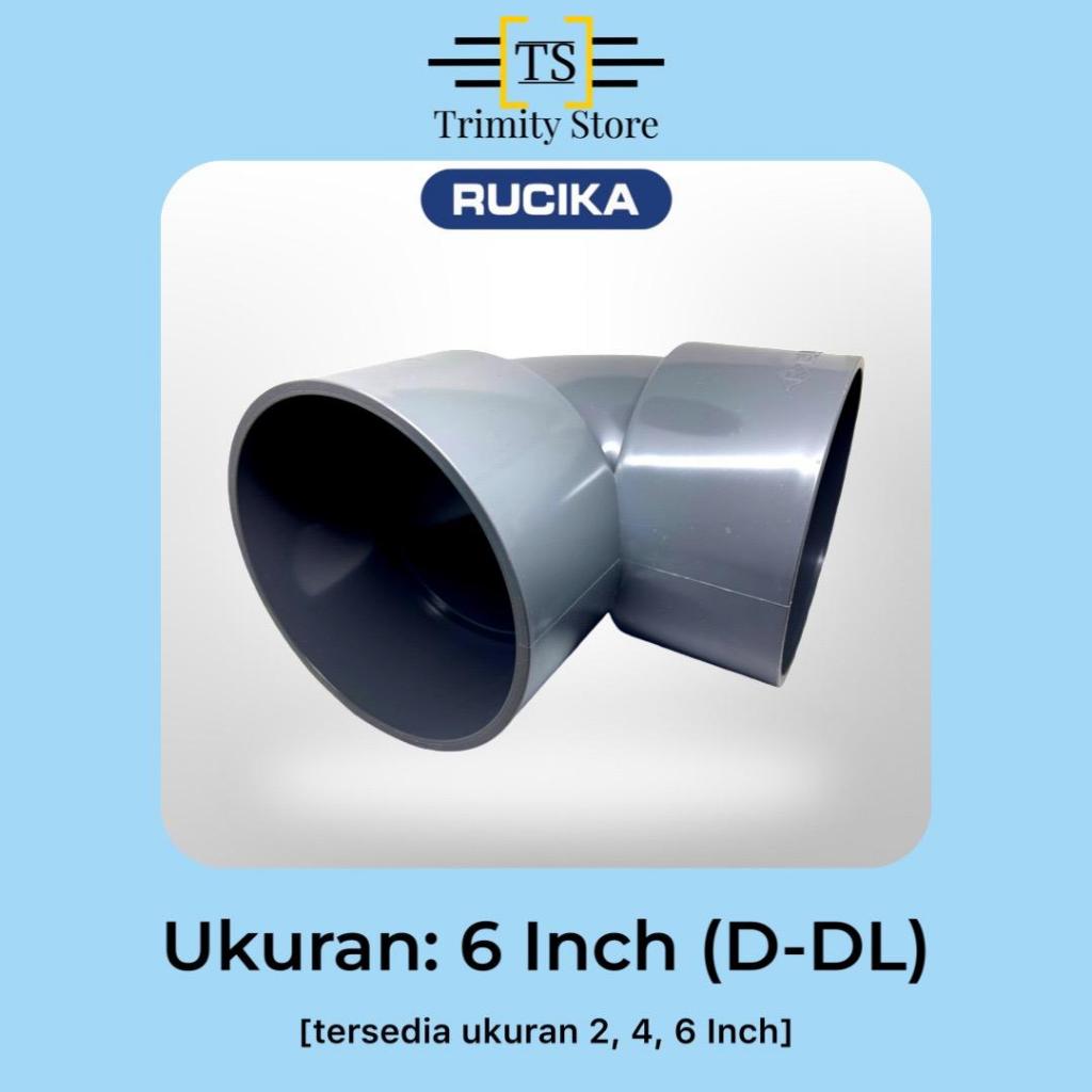 Jual RUCIKA Keni / Elbow 90 Derajat PVC (D) Ukuran 6 Inch [D-DL ...
