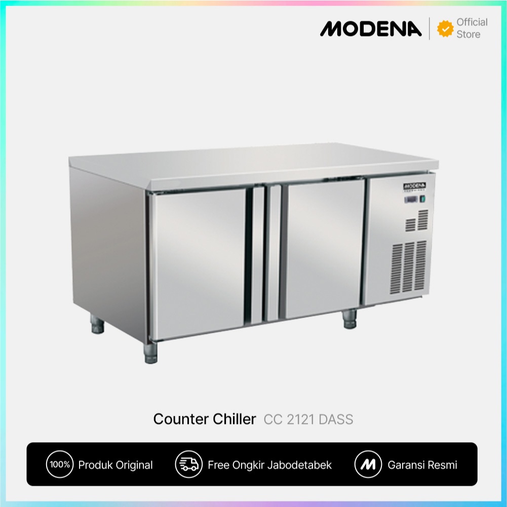 Jual MODENA Professional Counter Chiller 120cm 310L 2 Door - CC 2121 ...