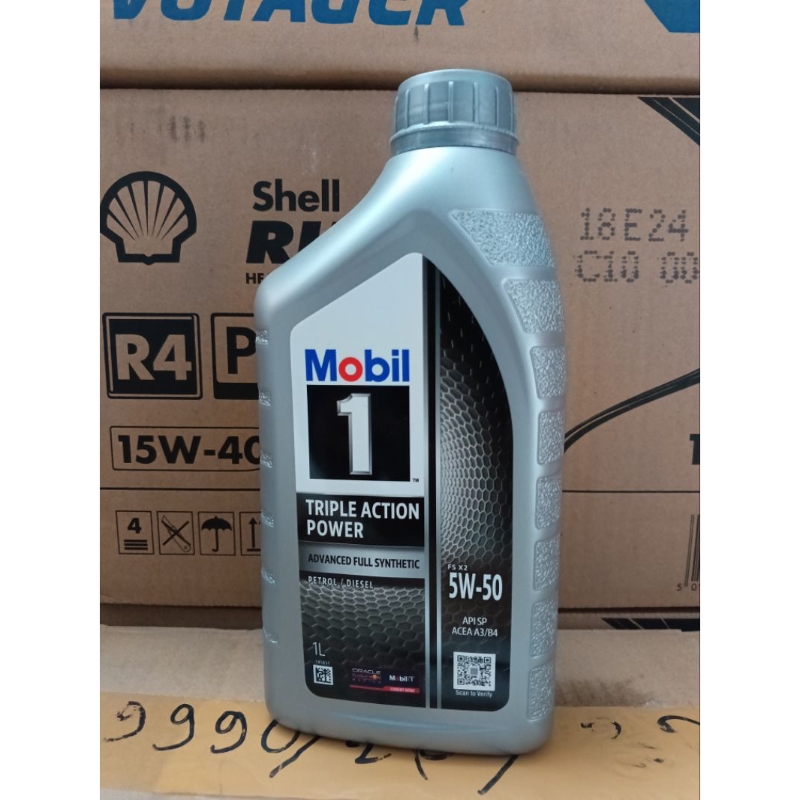 Jual Mobil 1™ Triple Action Power 5W-50 API SP | Shopee Indonesia