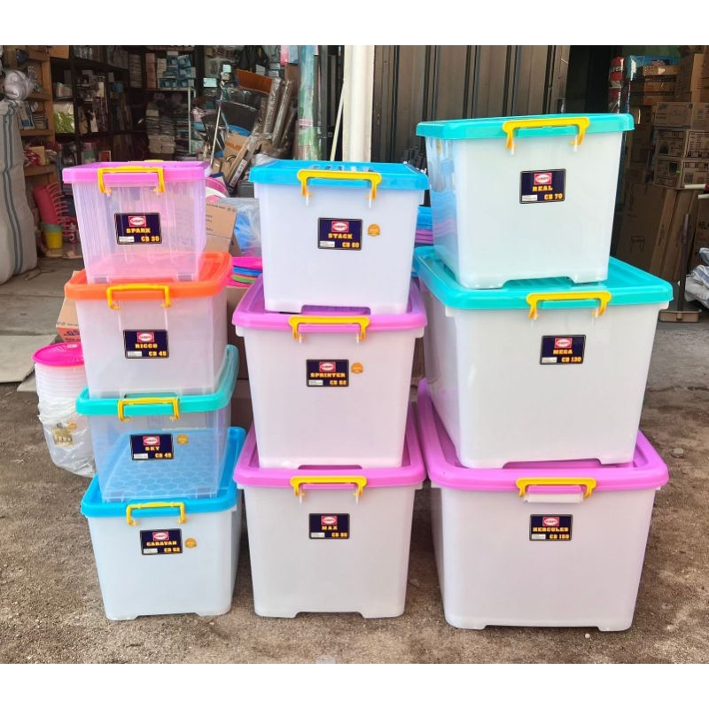 Jual CONTAINER BOX SHINPO ORI PUTIH / KOTAK PENYIMPANAN KONTAINER ...