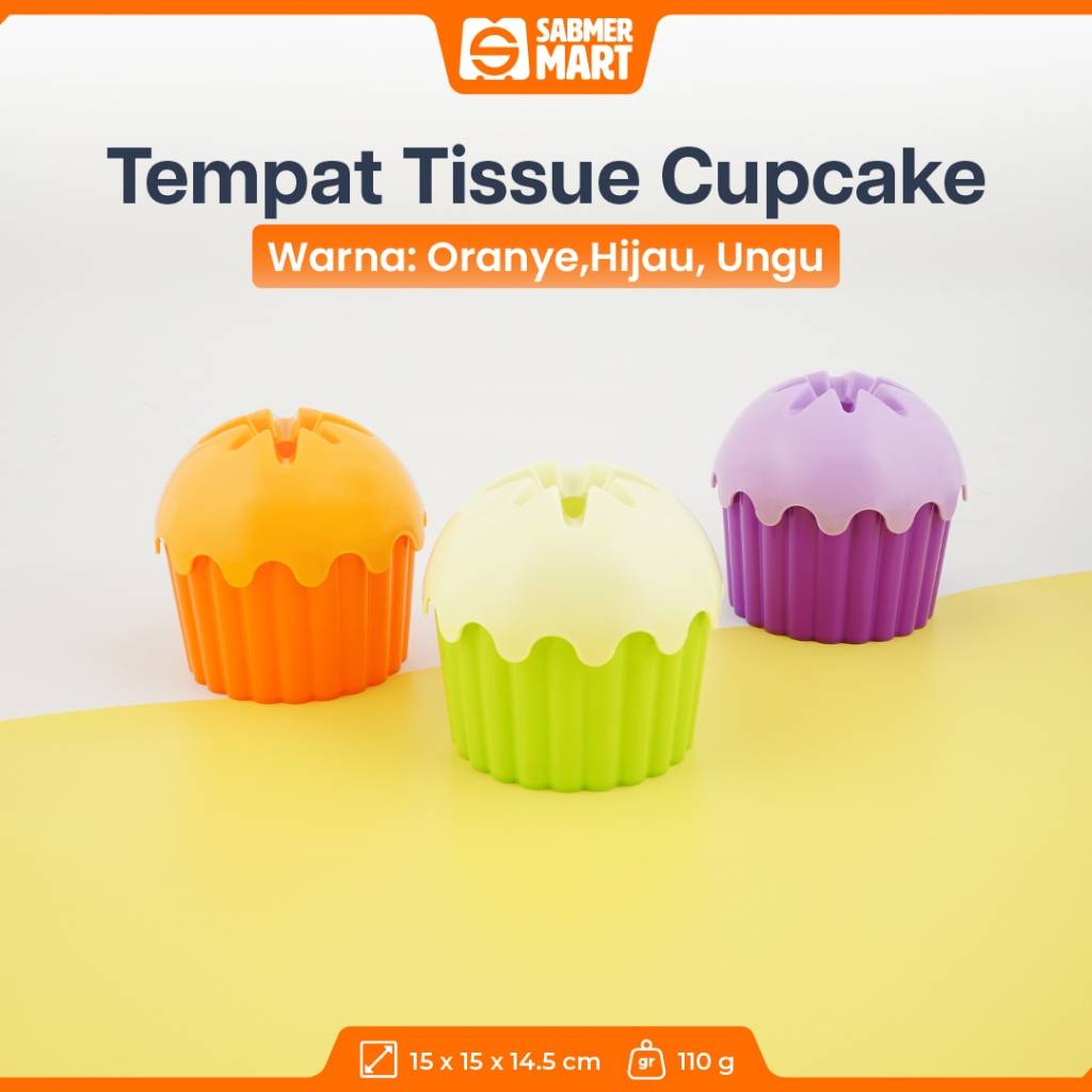 Jual Tempat Tisu Bulat Gulung Plastik Bentuk Cupcake /Tempat Tisu Roll ...
