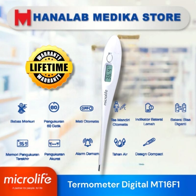 Jual MICROLIFE MT16F1 Thermometer Digital | Shopee Indonesia