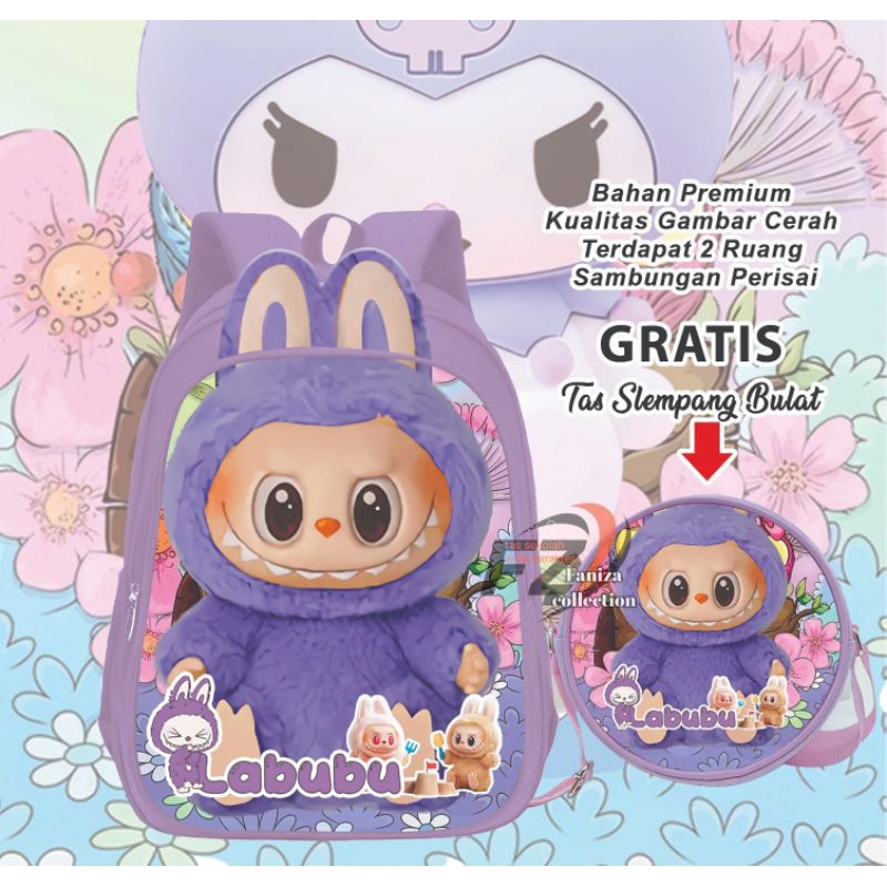 Jual labuBu tas anak sekolah TK ransel anak karakter labuBu free tas ...