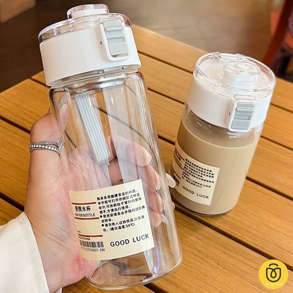 Jual Botol Air Pobel Botol Minum Putih Transparan Botol Bening Plastik Botol Air Minum Estetik ...