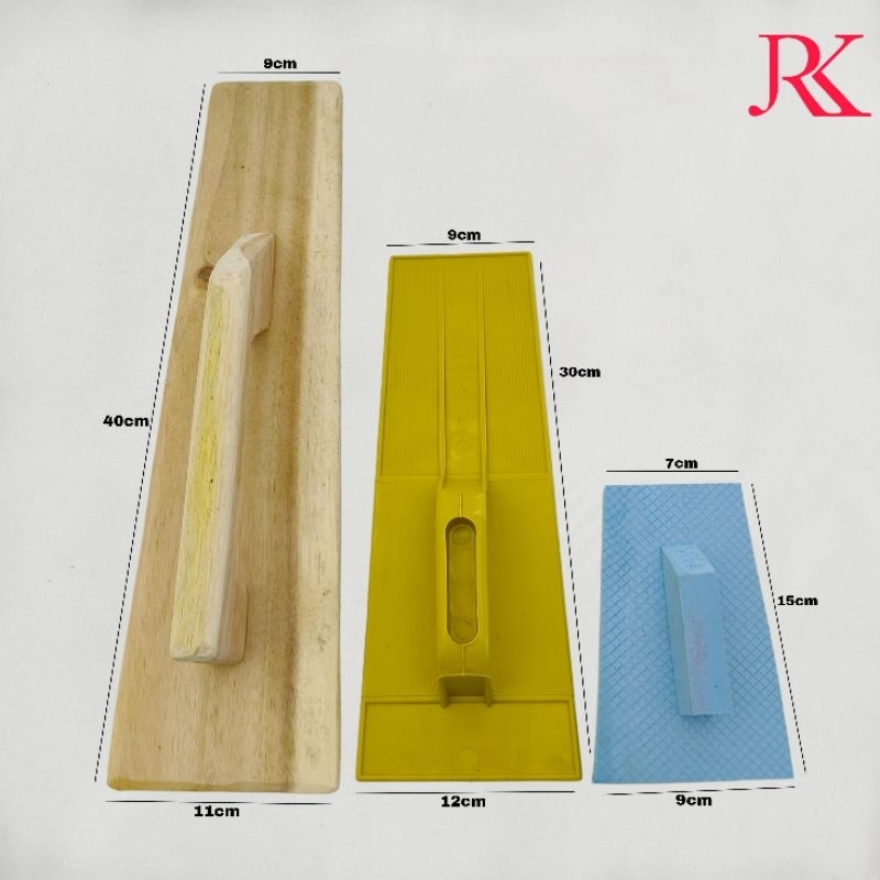 Jual Paket Alat Acian Isi 3 Roskam Kayu Raskam Pvc Spons Gosokan Acian ...