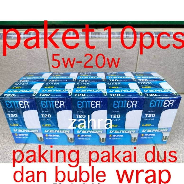 Jual BOHLAM LED / LAMPU LED ENTER PAKET 10PCS | Shopee Indonesia
