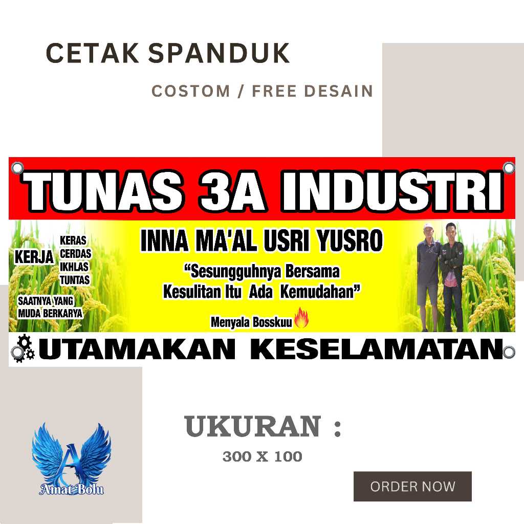 Jual Spanduk Banner Penggilingan Padi costom Desain | Shopee Indonesia