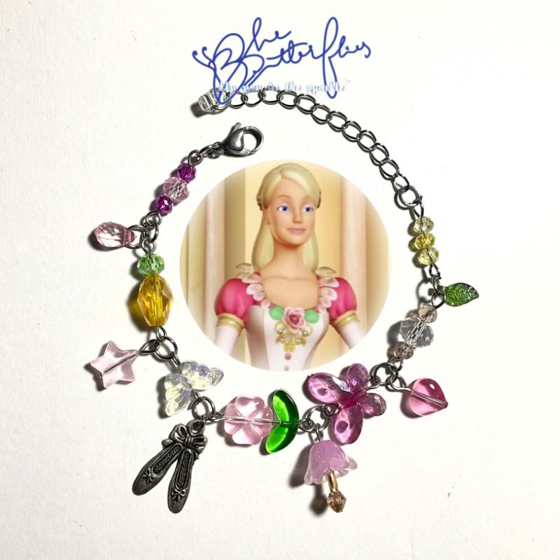 Jual BB ~ Barbie In The 12 Dancing Princesses Theme Bracelets - Gelang ...