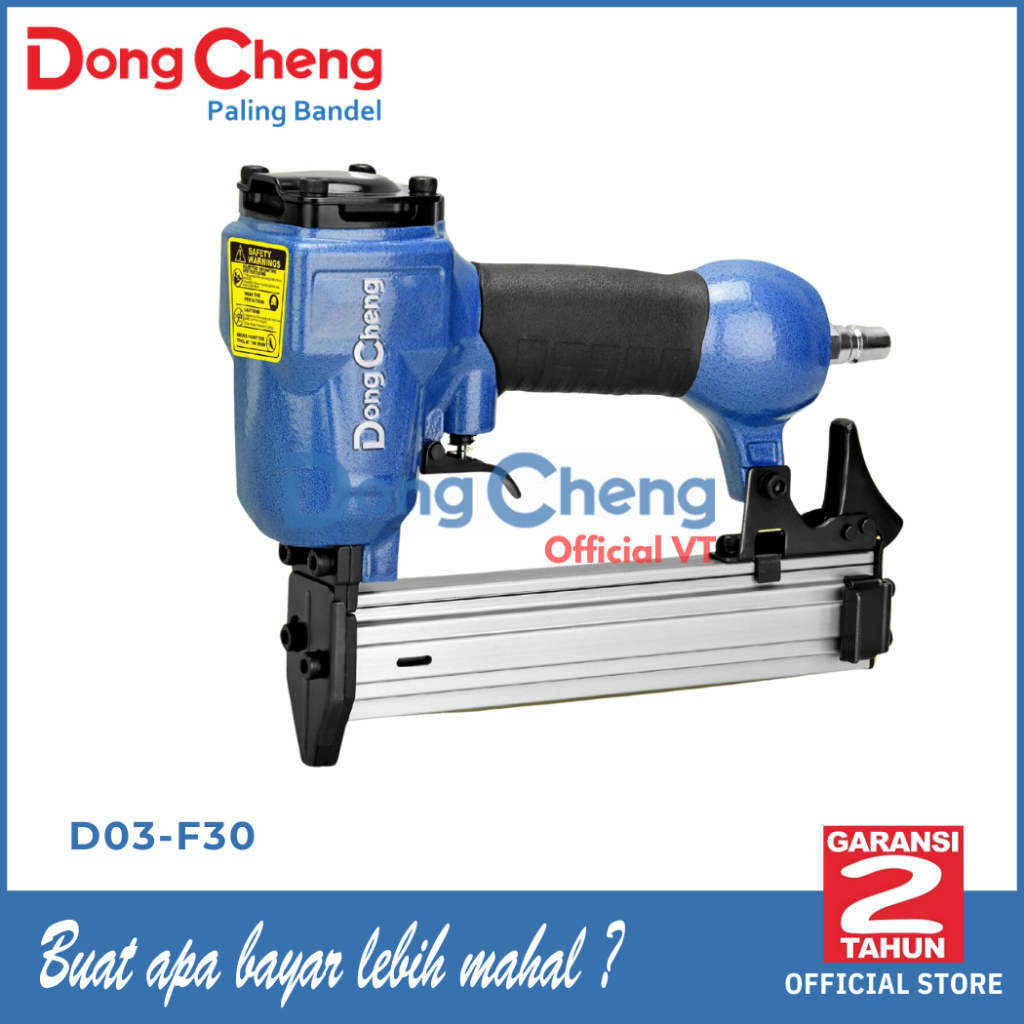 Jual DONGCHENG D03-F30 Air Brad Nailer F30 Mesin Paku Tembak 30mm ...