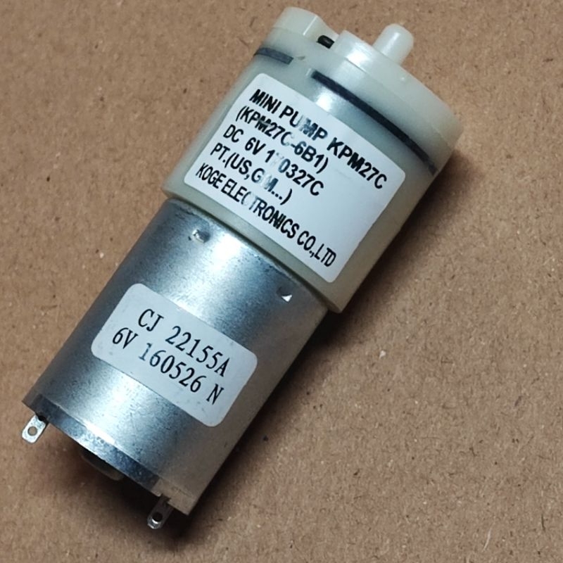 Jual KOGE Pompa udara mini / Mini pump 6VDC Made in Japan, gres baru ...