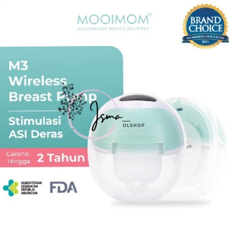 Jual MOOIMOM M3 - Pompa ASI Electrik Portable - Breast Pump Tanpa Kabel ...