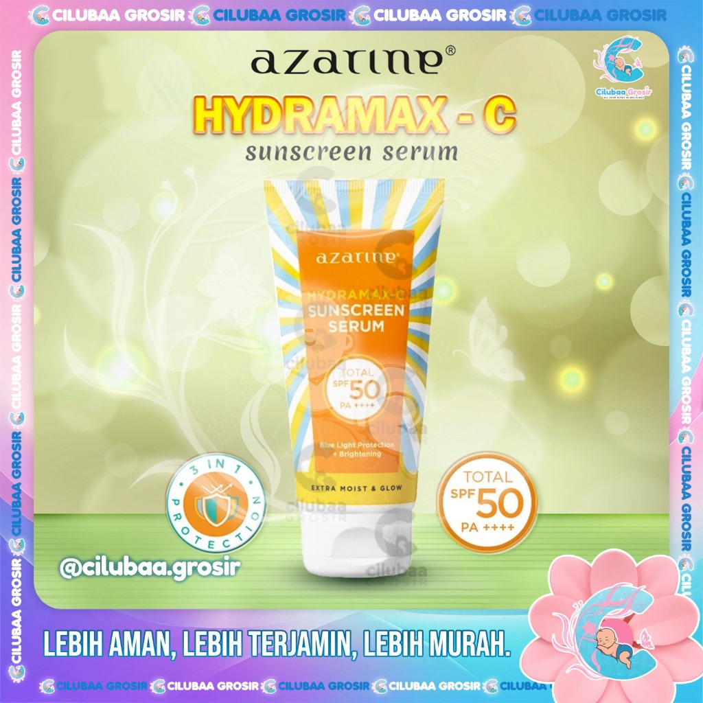 Jual AZARINE Hydramax-C Sunscreen Serum SPF50 PA++ 40ML | Shopee Indonesia