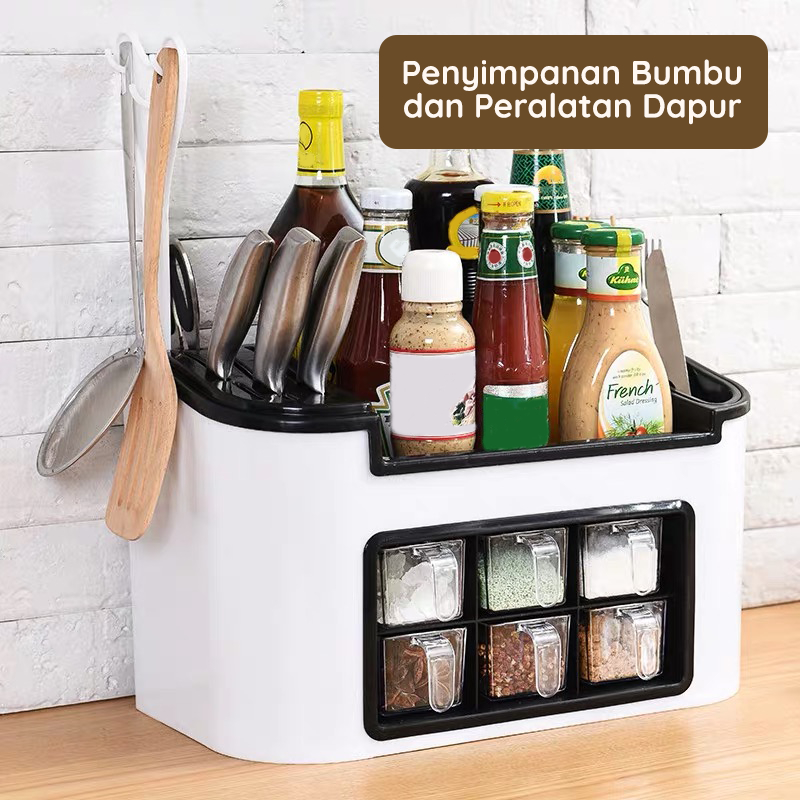 Jual Greenland Storage Dapur Wadah Multifungsi Tempat Pisau Talenan Rak ...