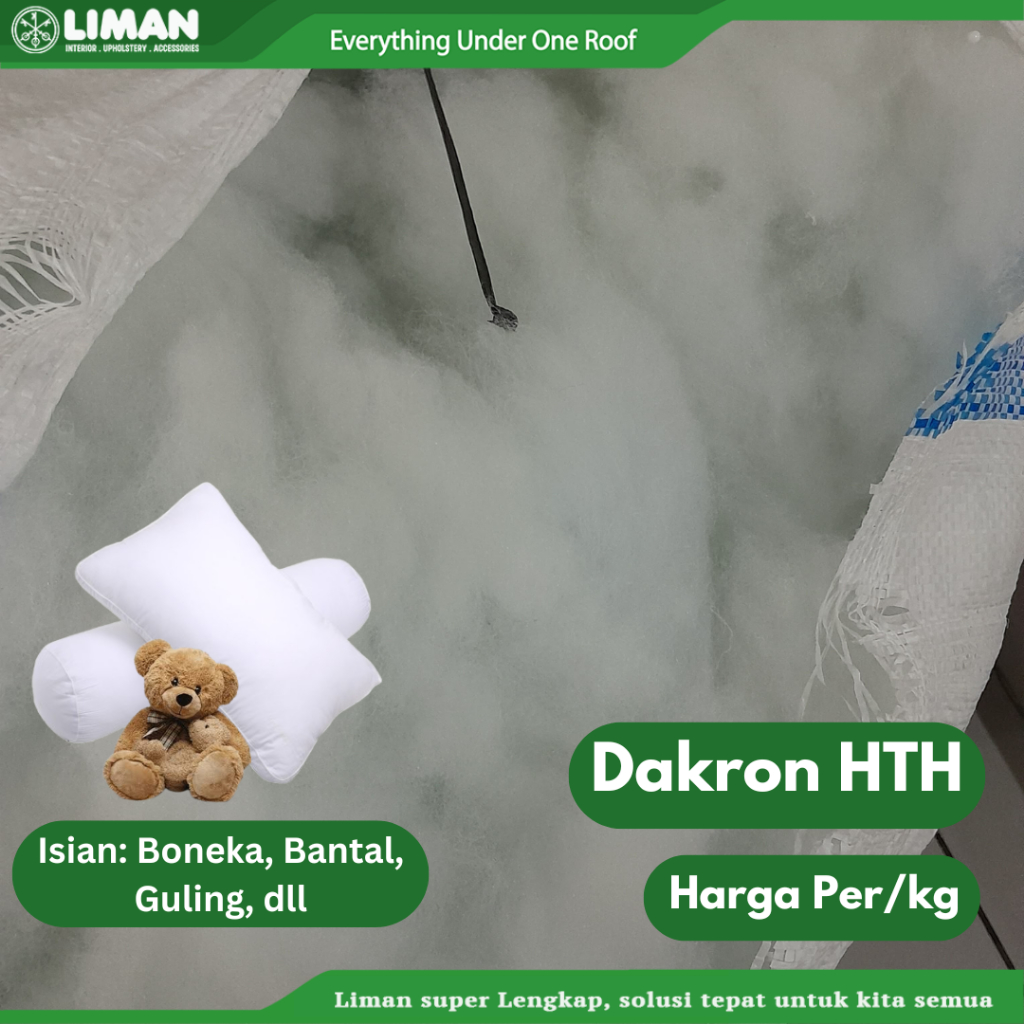 Jual Dakron Isi Bantal Guling Kapas Silikon HTH/ 1 Kg | Shopee Indonesia