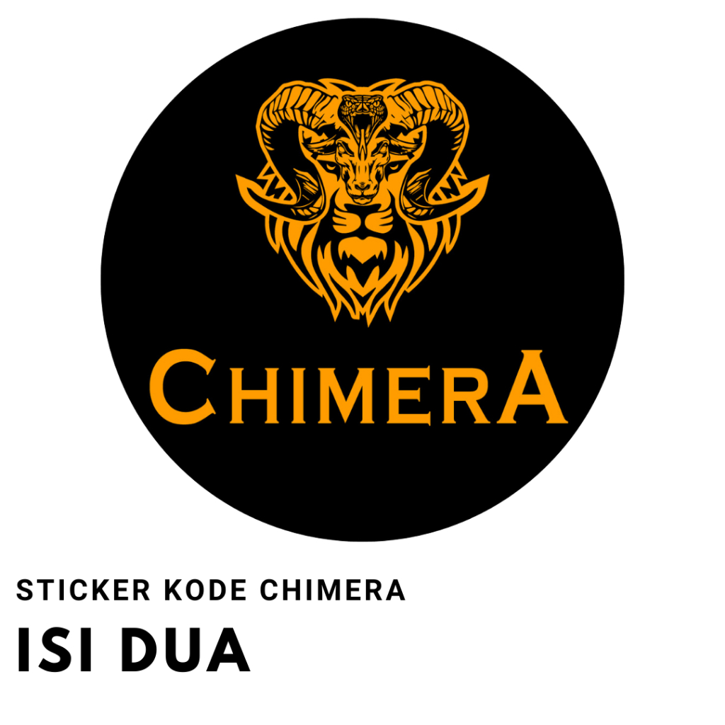Jual sticker chimera isi dua ukuran 3mm | Shopee Indonesia