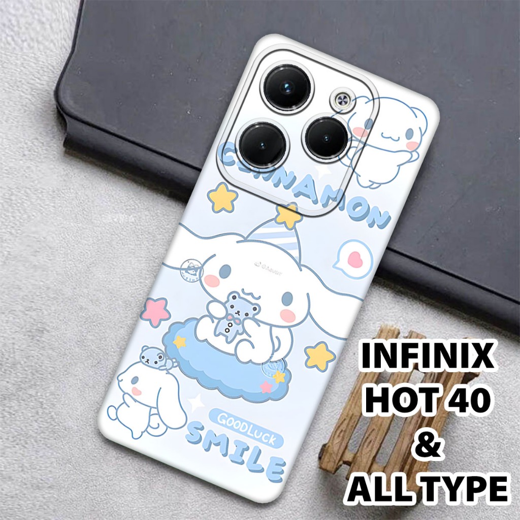 Jual (KS4) Softcase karet untuk INFINIX HOT 40-HOT 40 PRO 2024 Motif gambar karakter Motif Cewek ...