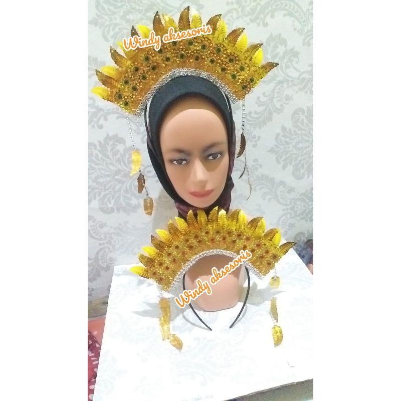Jual bando sunting adat melayu mahkota adat | Shopee Indonesia