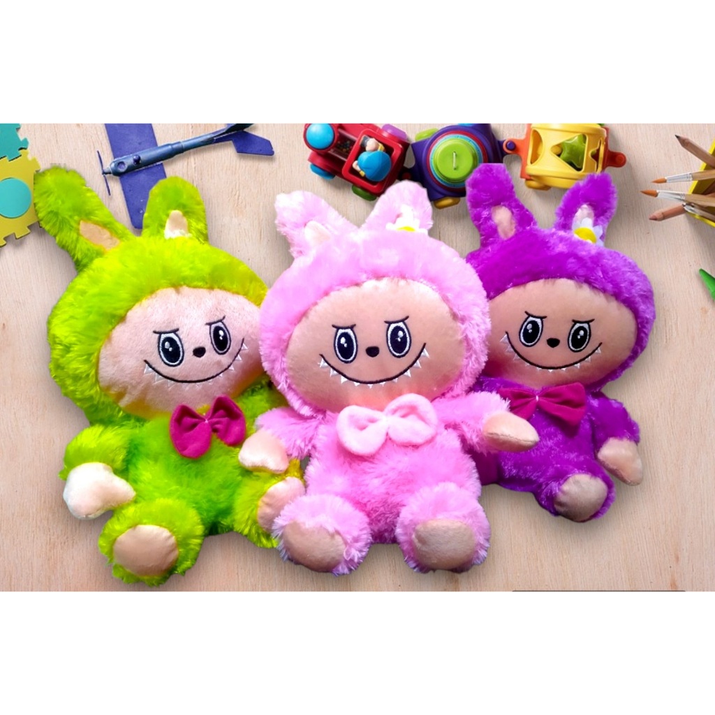 Jual Boneka Labubu Baby Sitting halus lemubut | Shopee Indonesia