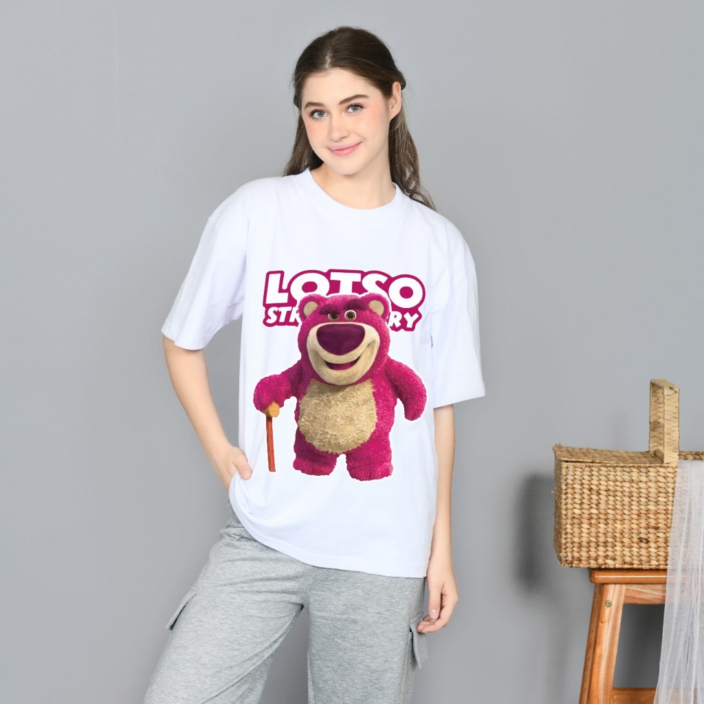 Jual OVERSIZED T-shirt " LOTSO" I Kaos Oversize Tangan Pendek Unisex ...