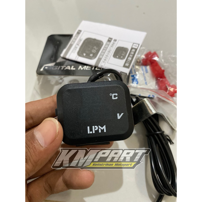 Jual VOLTMETER AKI SUDAH ADA LUBANG USB CASS MERK LPM | Shopee Indonesia
