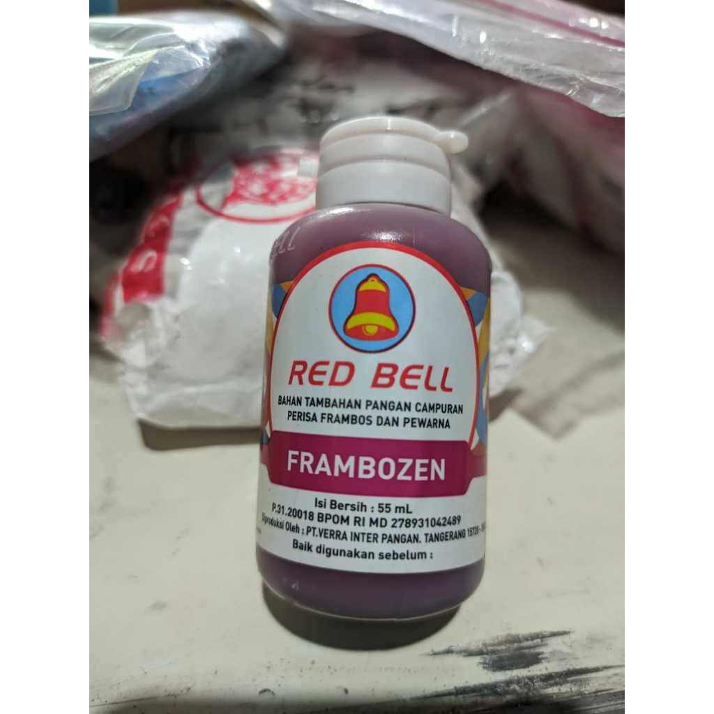 Jual Red Bell Perisa dan Pewarna Makanan 55ml | Shopee Indonesia