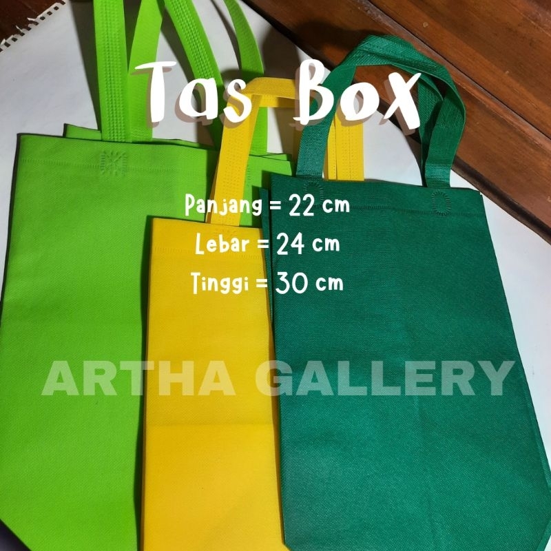 Jual 1 Lusin (12 Pcs) Tas Box 22x24cm Tinggi 30cm / Tas Hajatan / Tas ...