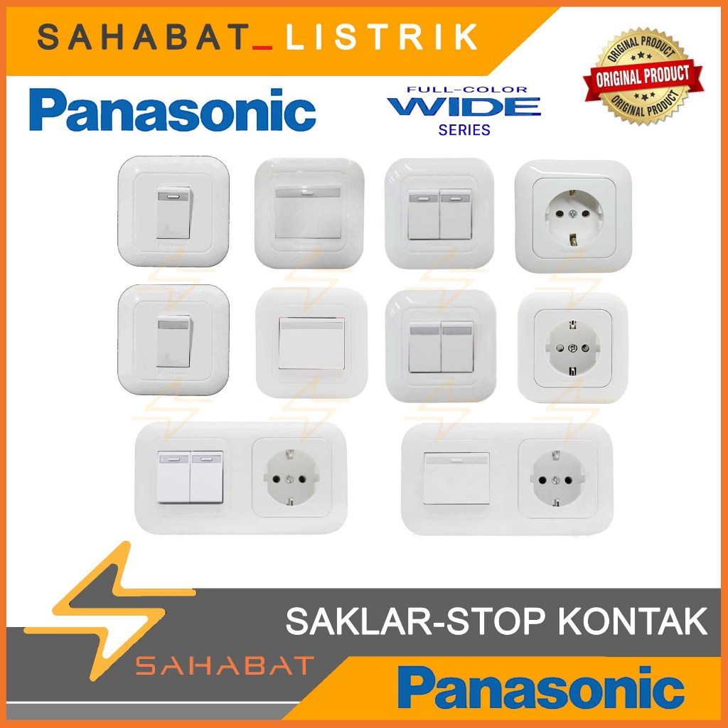 Jual PANASONIC SAKLAR SERI/ SAKLAR ENGKEL/ SAKLAR HOTEL/ STOP KONTAK ...