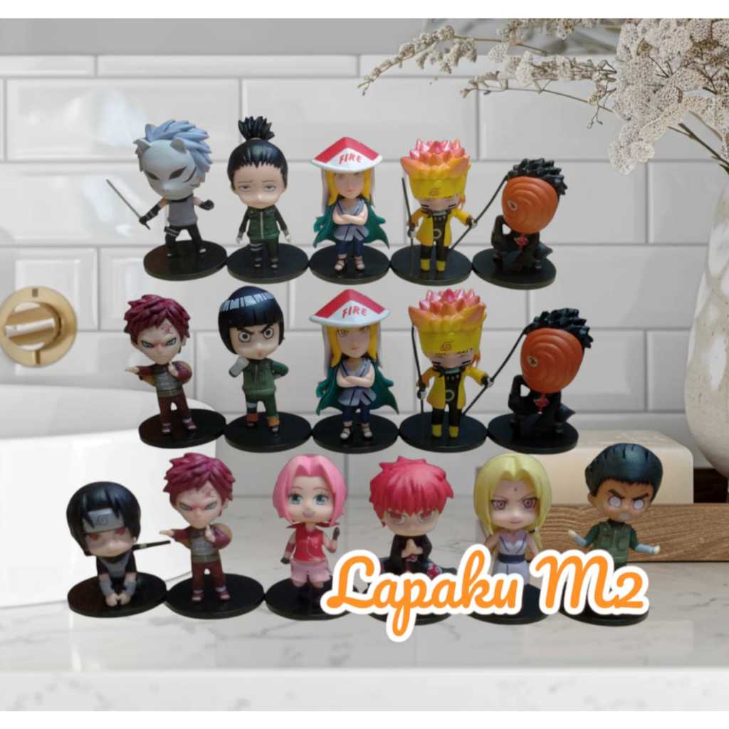Jual Action Figure Naruto And Friends set isi 12pcs/Mainan Pajangan ...
