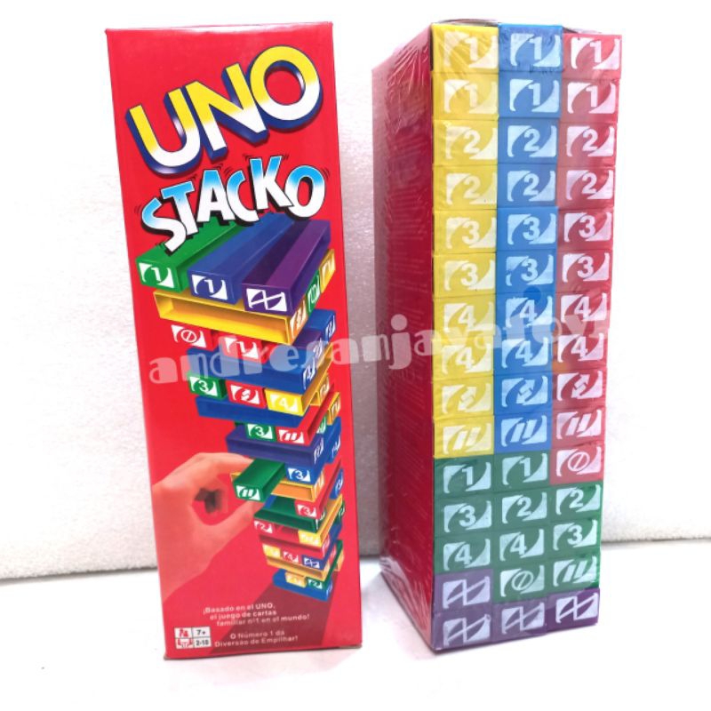 Jual Uno Stacko no 0149 Mainan Uno Balok | Shopee Indonesia