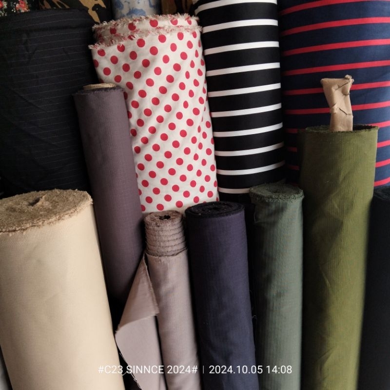 Jual Harga/1 m | Kain Ripstop Premium / Bahan Ripstop Kain Import Kain ...