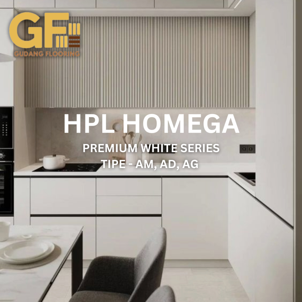 Jual HPL Homega Premium White Series Pelapis meja Furniture HPL kayu ...