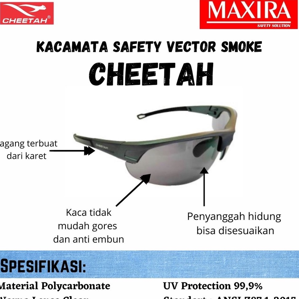 Jual Sedang Laris Kacamata Safety Vector Smoke Safety Glasses Vector ...