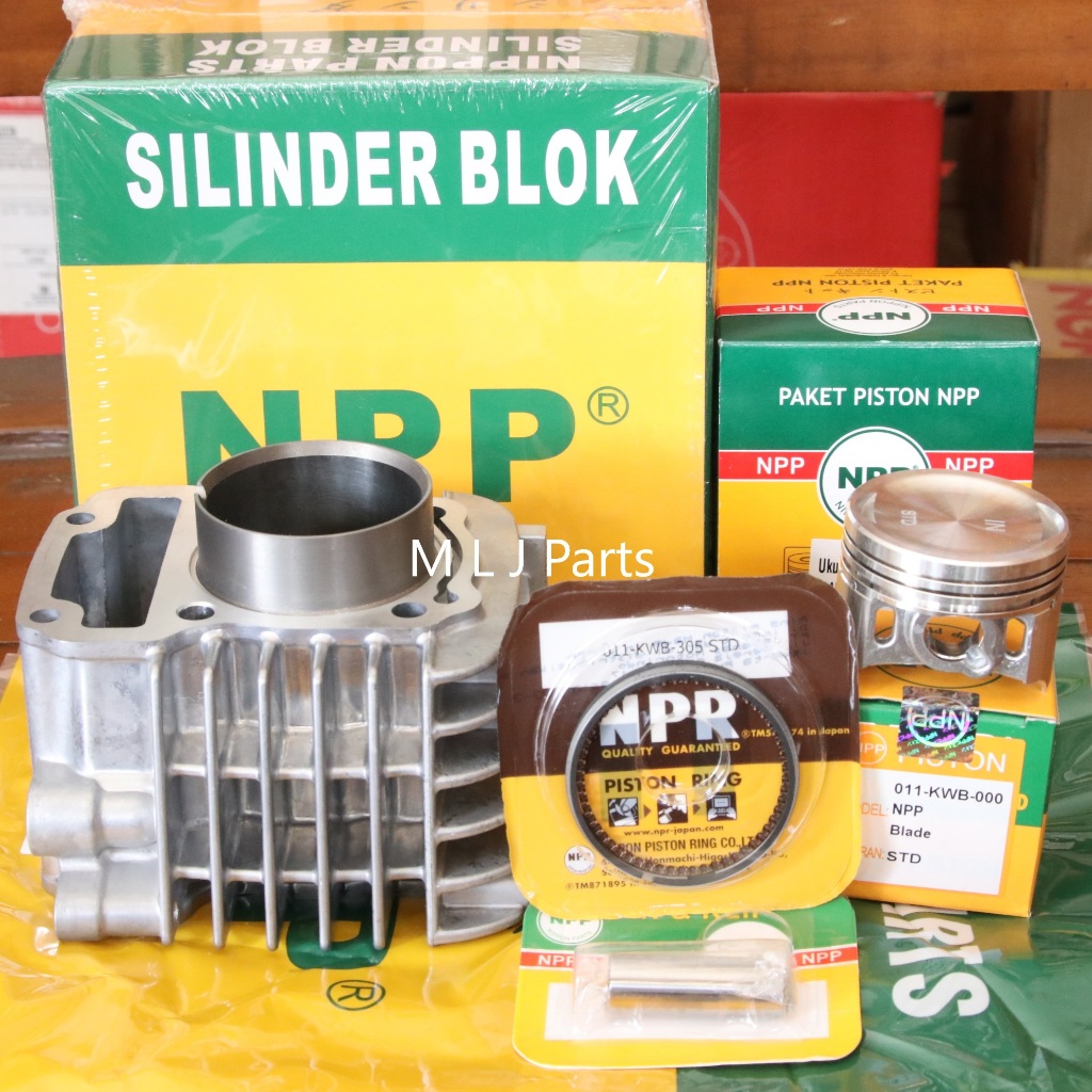 Jual Block Blok Seher Silinder Cylinder Set Piston Std Blade Revo Absolute Revo Fit Lama Karbu ...