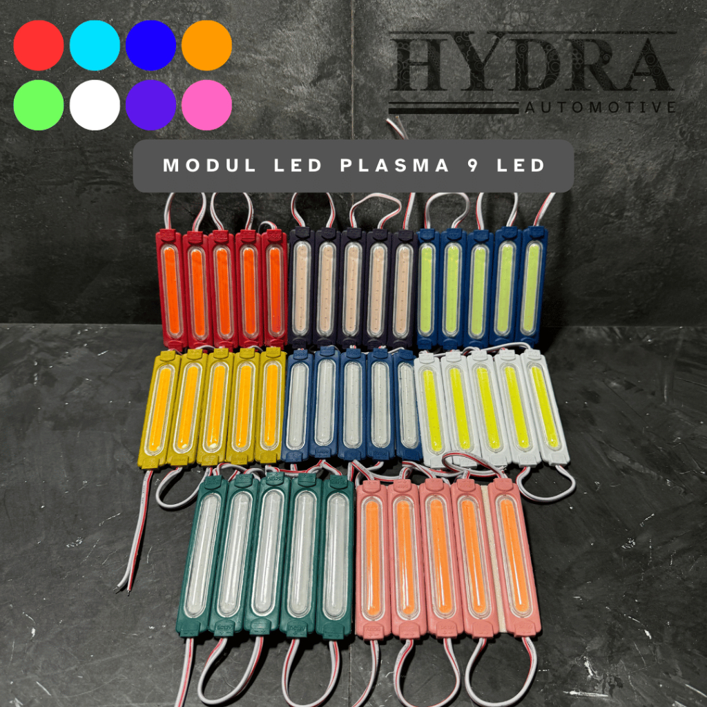 Jual LAMPU LED MODUL PLASMA 9 COB LED 12 VOLT - 24 VOLT PLASMA PANJANG ...