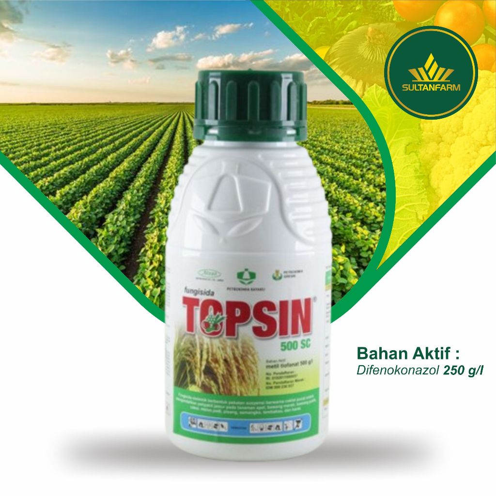 Jual TOPSIN 500SC 500ML - Fungisida Sistemik pengendali Penyakit Jamur ...