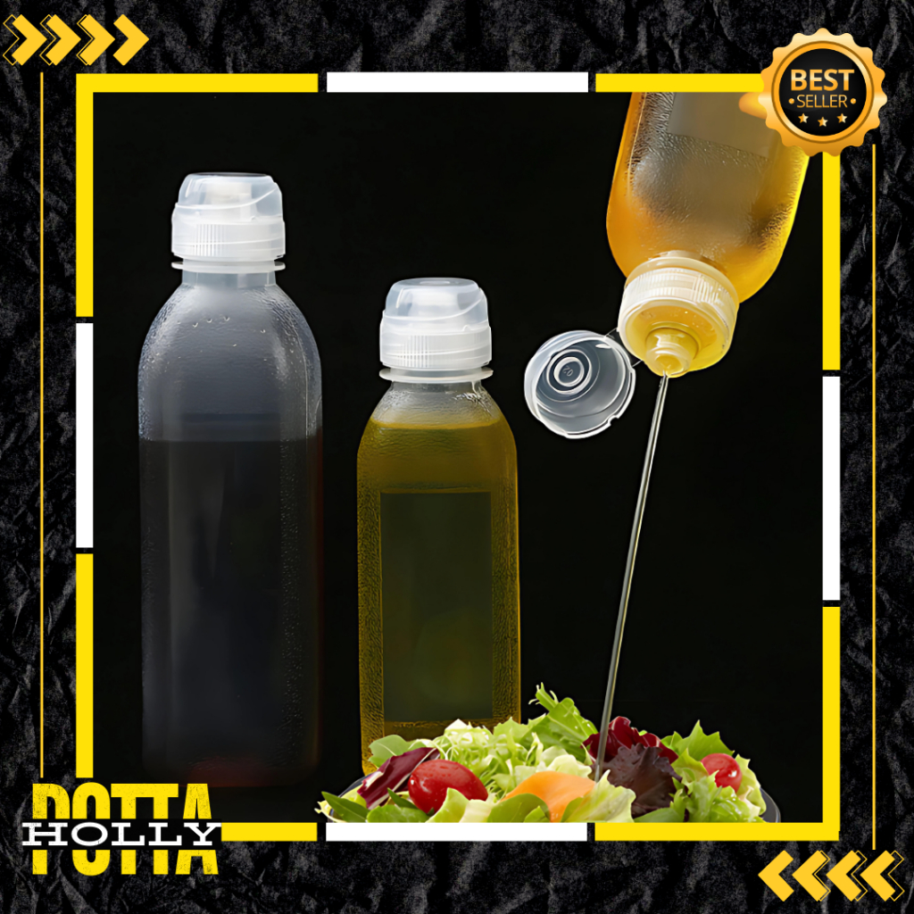 Jual POTTAHOLLY BOTOL MINYAK SAUS KECAP ANTI TUMPAH 1000 ML / BOTOL ...