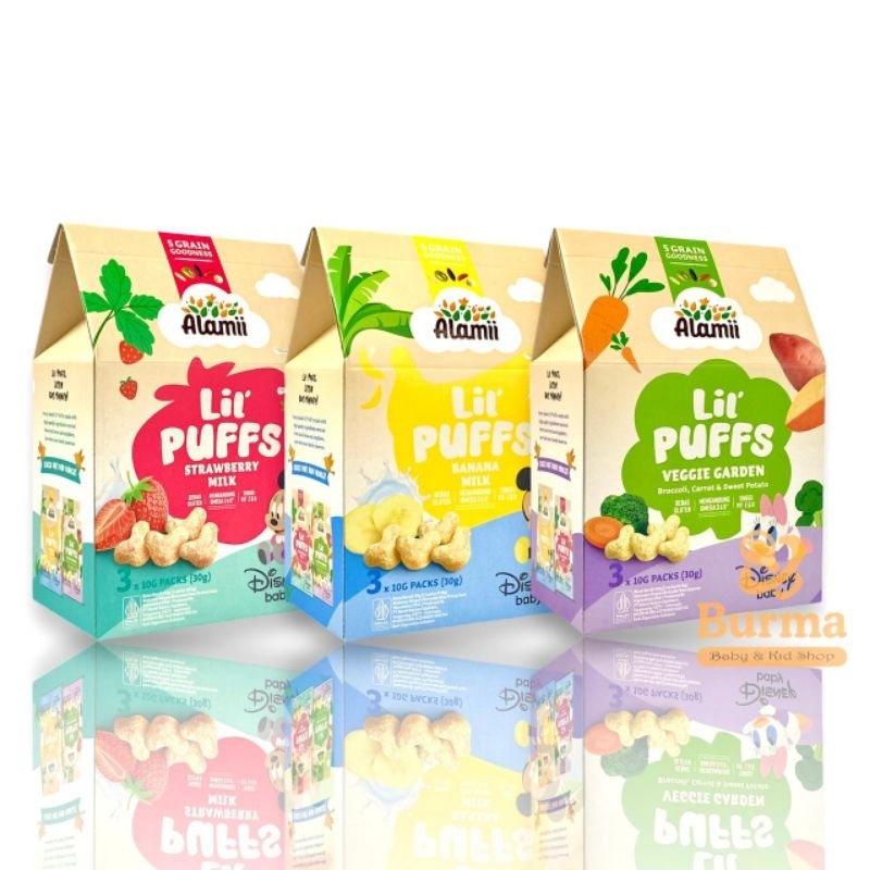 Jual Alamii Lil' Puffs Disney Edition - Snack Sehat Bayi | Shopee Indonesia