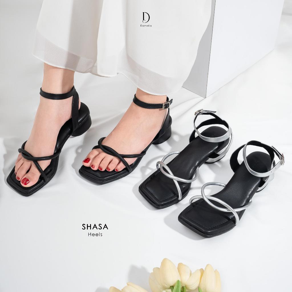 Jual Damelia Melstore JKT Shasa Heels Wanita Sandals Heel Wanita Tali ...
