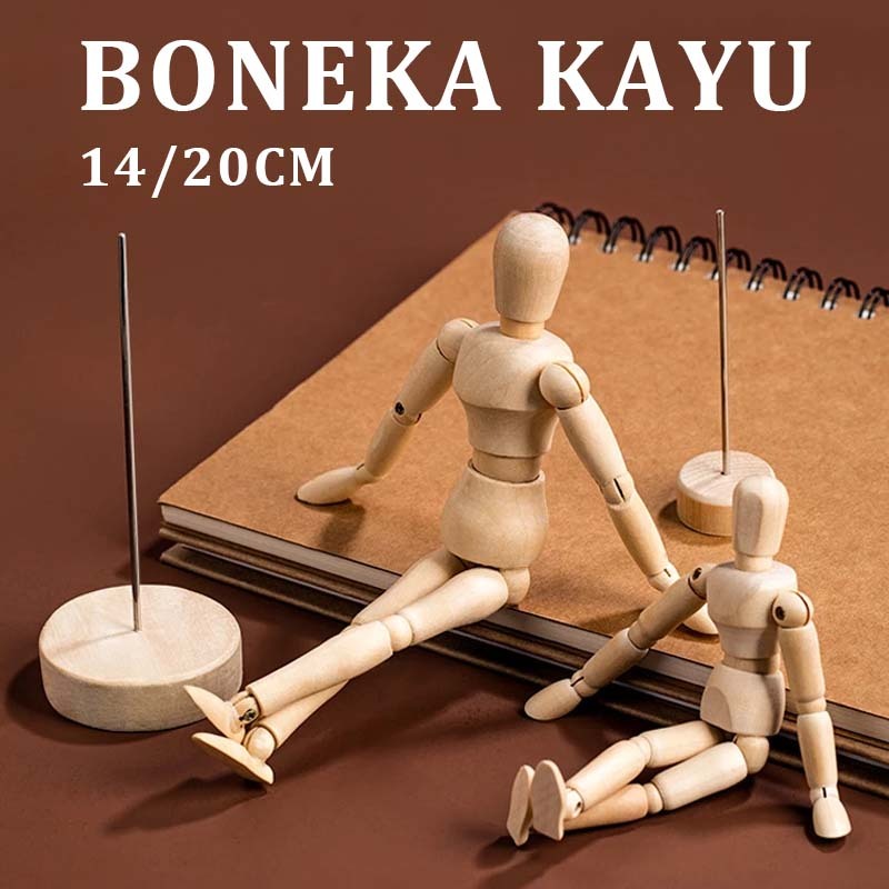 Jual Mannequin Kayu Manekin Kayu Mini Manekin Kayu Full Body Figure ...