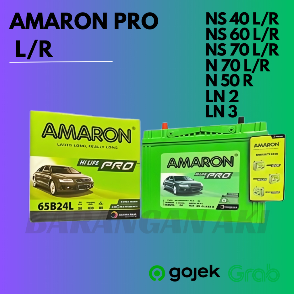 Jual Aki mobil Amaron PRO kering MF NS60, NS70, N70,LN2,LN3untuk mobil ayla, agya, sigra, calya ...