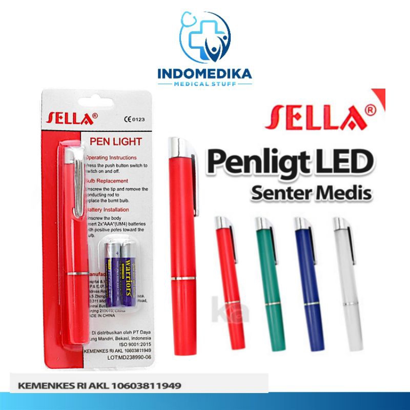Jual Pen Light LED / Penlight Cahaya Putih / Senter Pulpen / Penlight ...