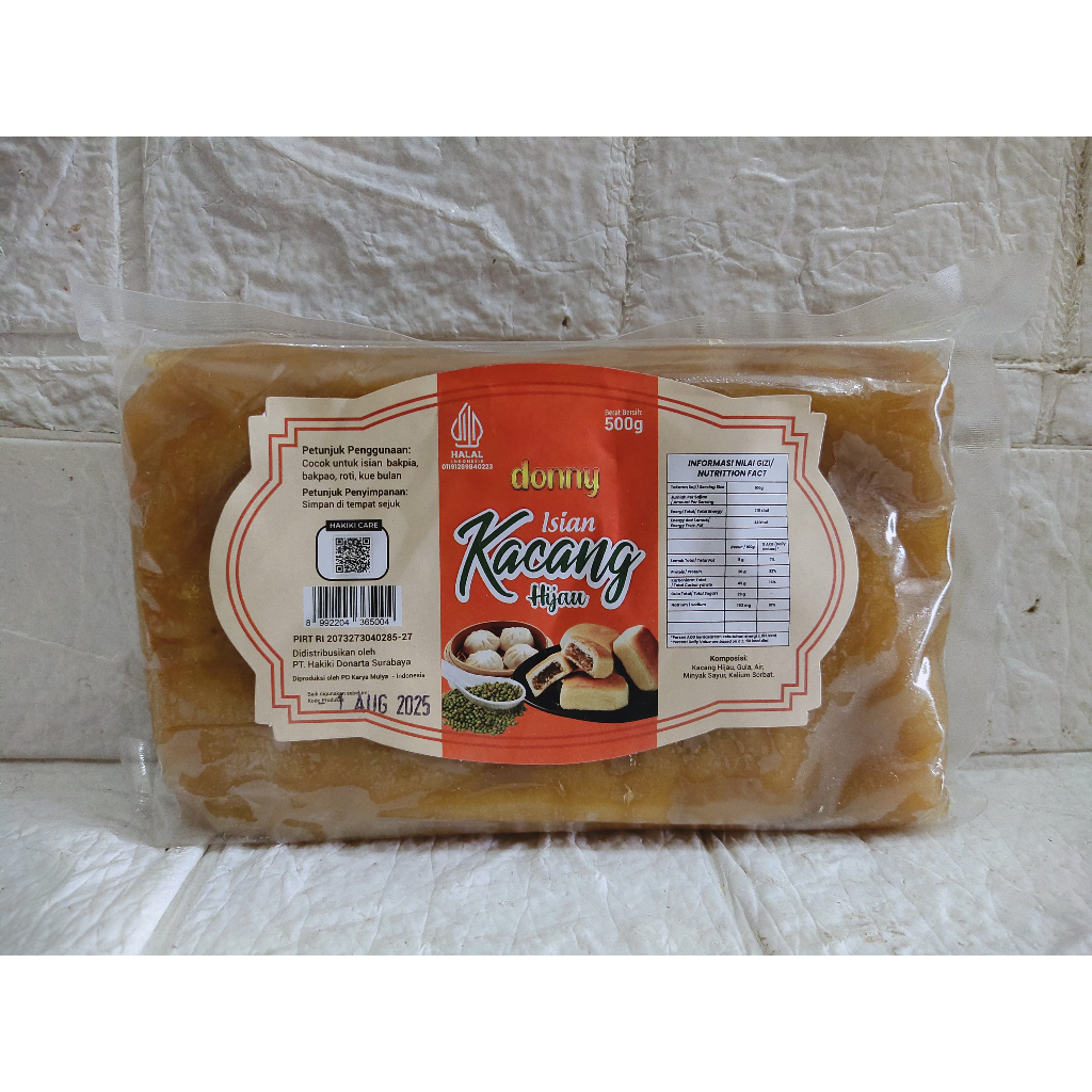 Jual DONNY SELAI RASA KACANG HIJAU KUPAS 500GR exp 1 agutus 2025 ...